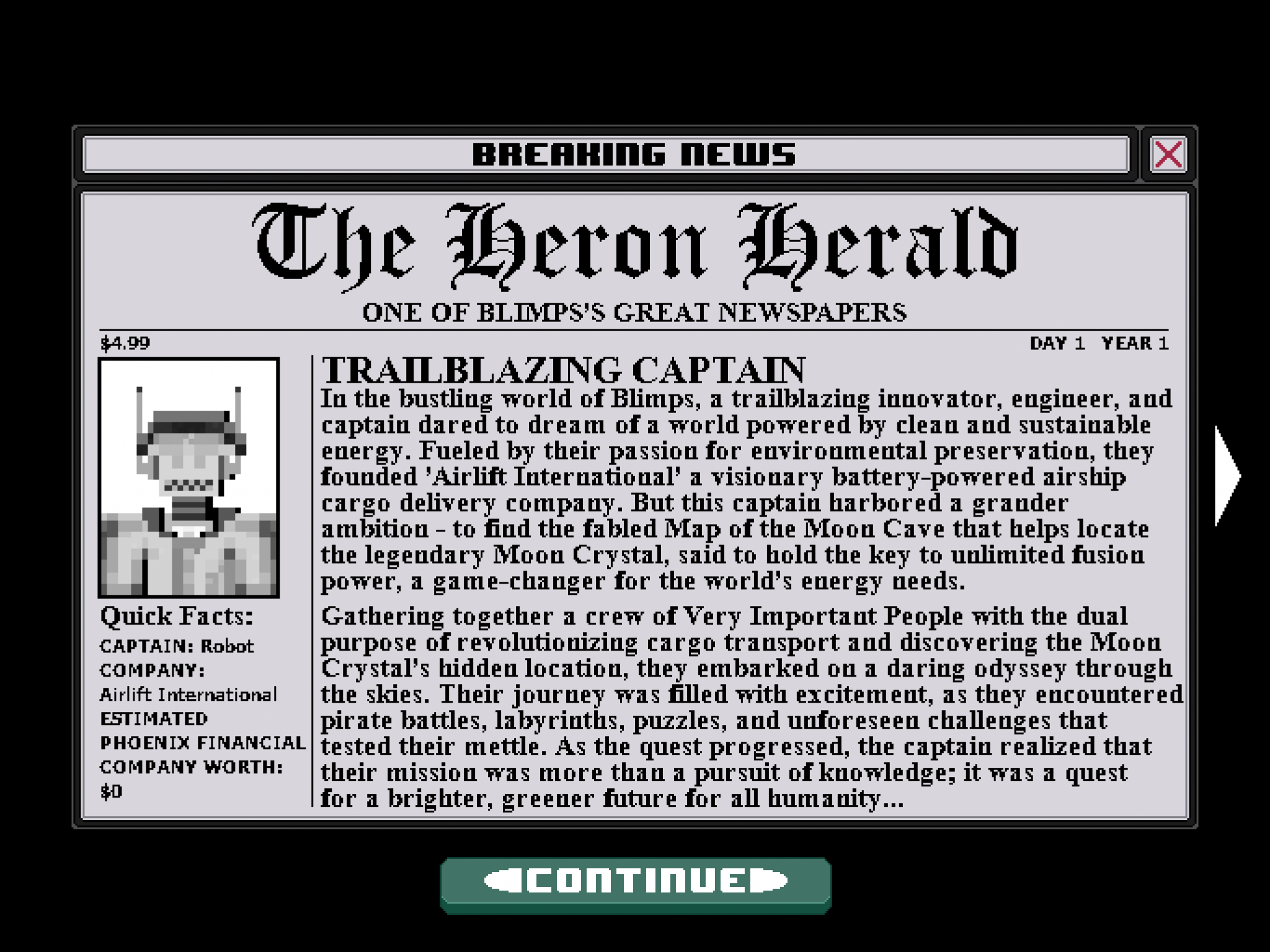 BLIMPS – The Electric Airship RPG